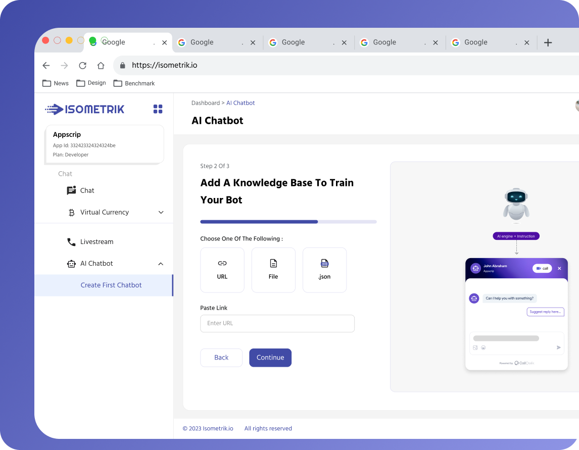 Launch With The Best Custom AI Chatbot In 2025 | Appscrip