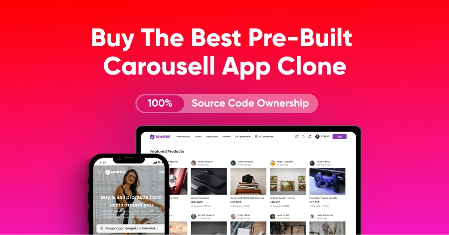 Carousell App Clone - Amazing Buy & Sell Online Marketplace