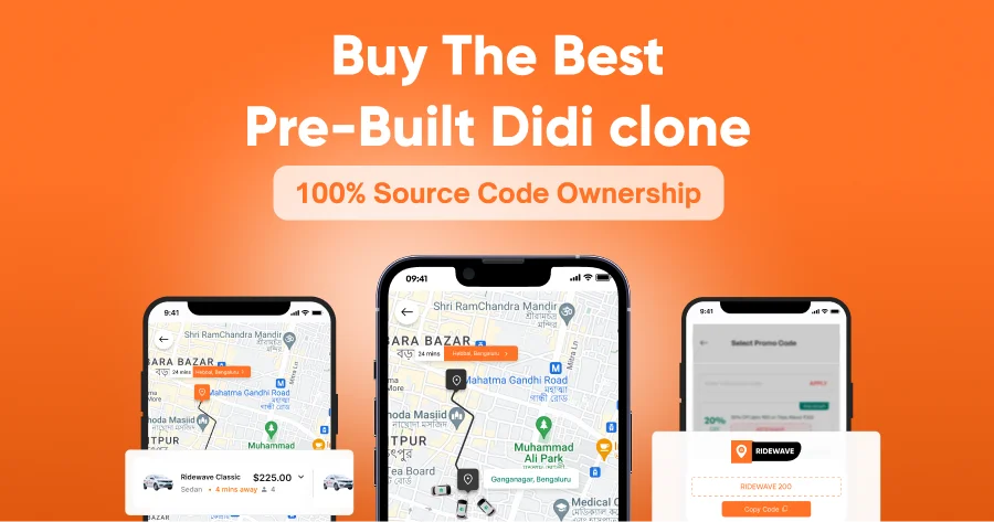 Didi Clone | Launch With The Best Pre-built Taxi App In 2026